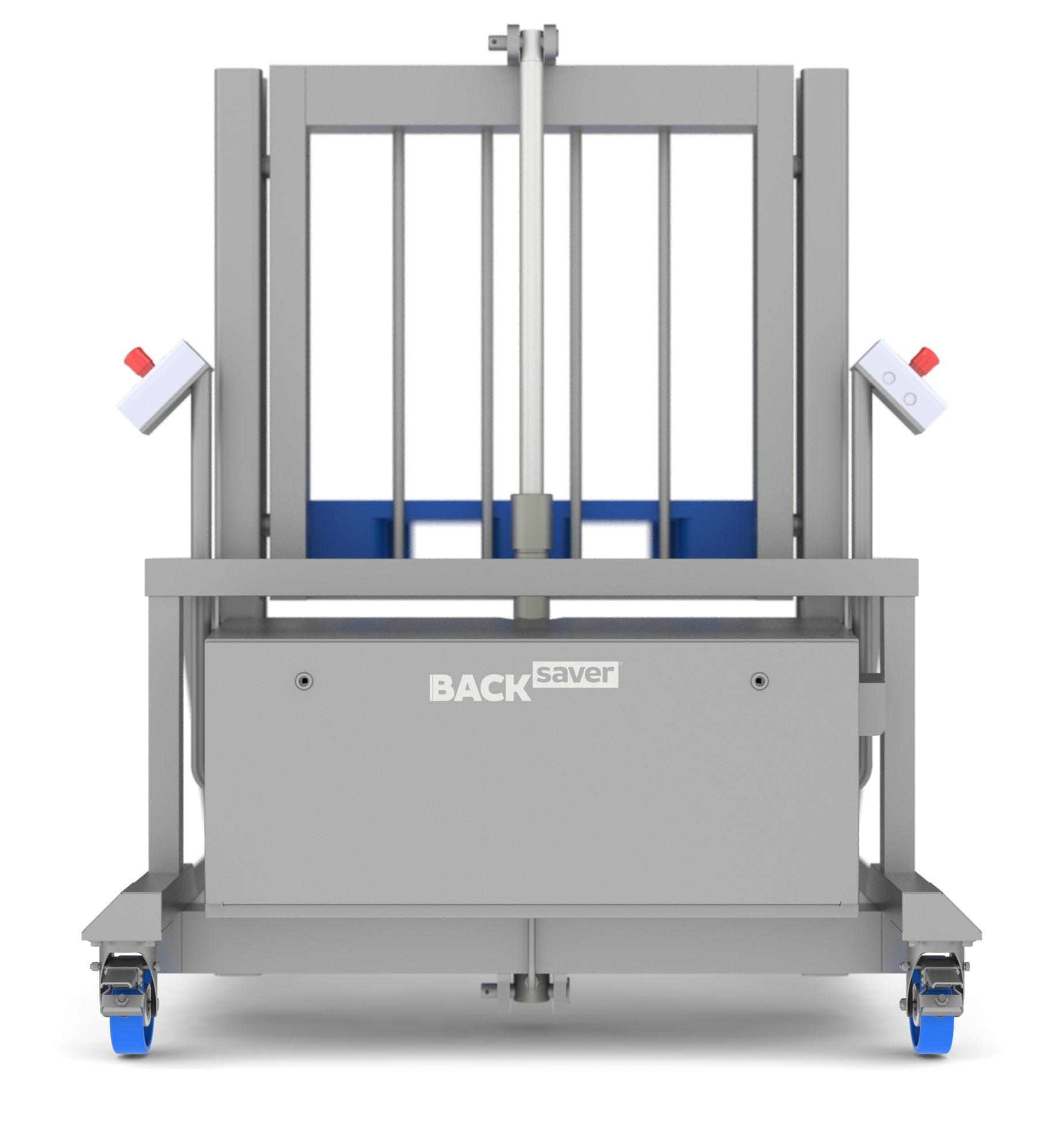 Lifters (Tippers) : Backsaver PLBR Wide Pallet Lifter/Stacker